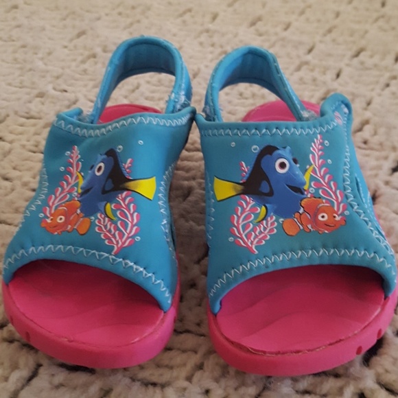 Disney | Shoes | Disney Pixar Childs Dory And Nemo Sandals | Poshmark